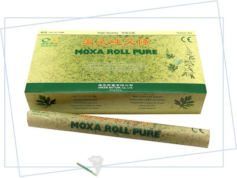 kinesiologietapes.shop - Moxa Set mit Jade Stick und Moxa Roll